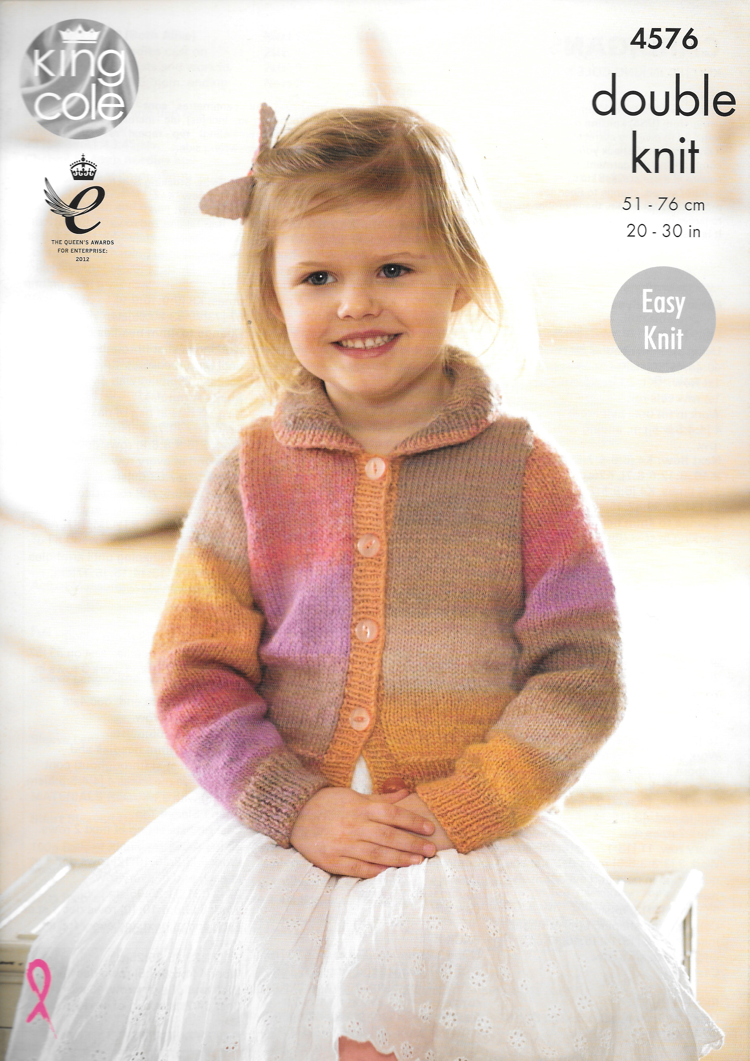 4576 King Cole Double Knit Cardigans knitting pattern – Wool And Much ...