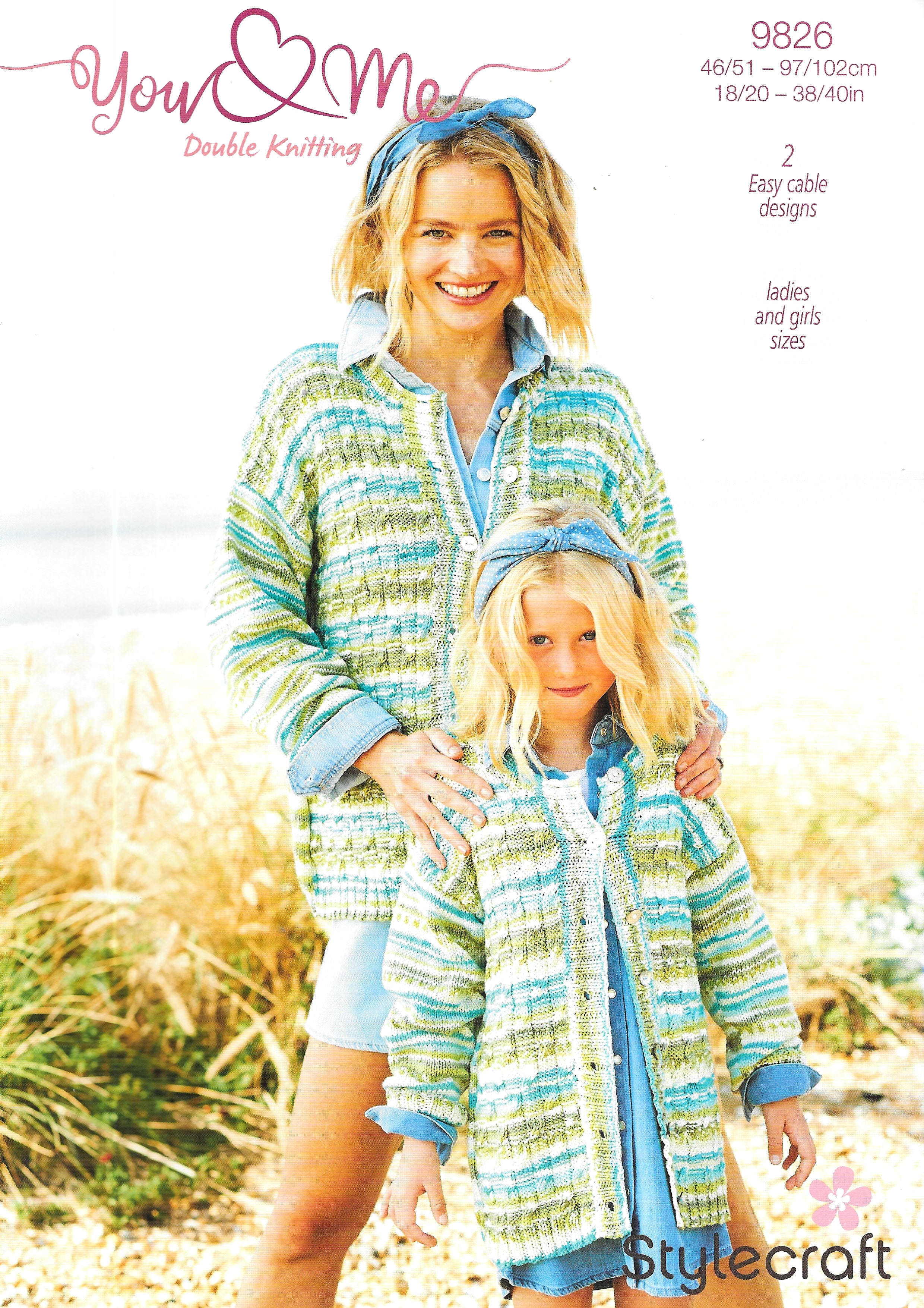 Stylecraft 9826 DK Ladies / Child's Cardigan knitting pattern – Wool ...