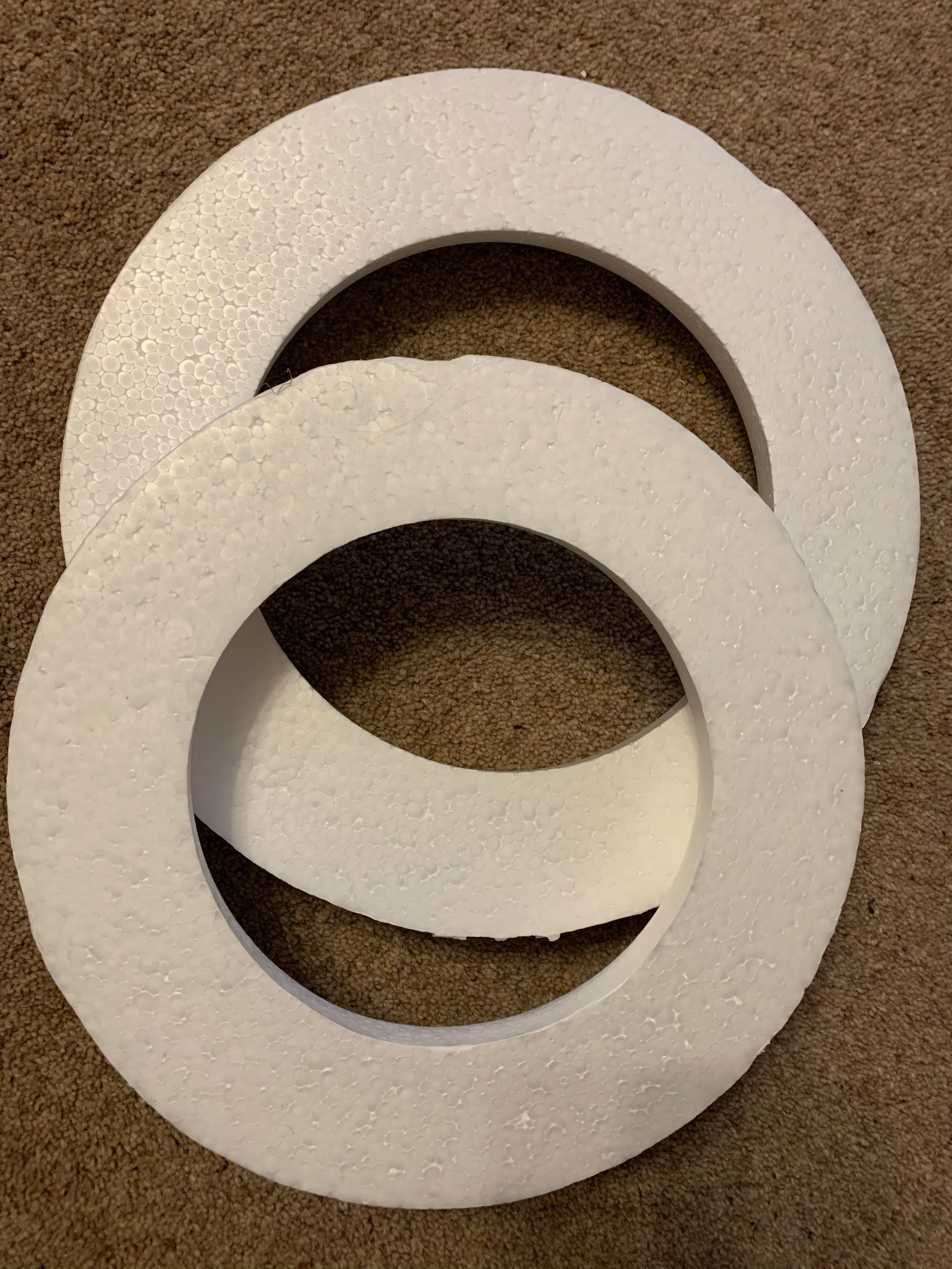 Polystyrene Rings – Wool And Much Much More